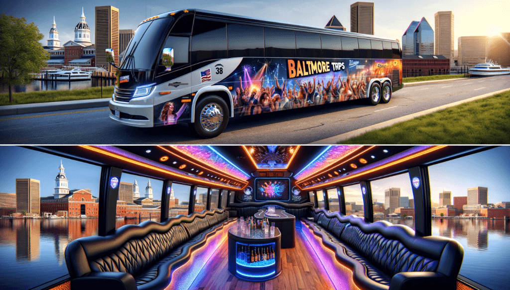 36 - 38 Passenger Party Bus - Baltimore Trips